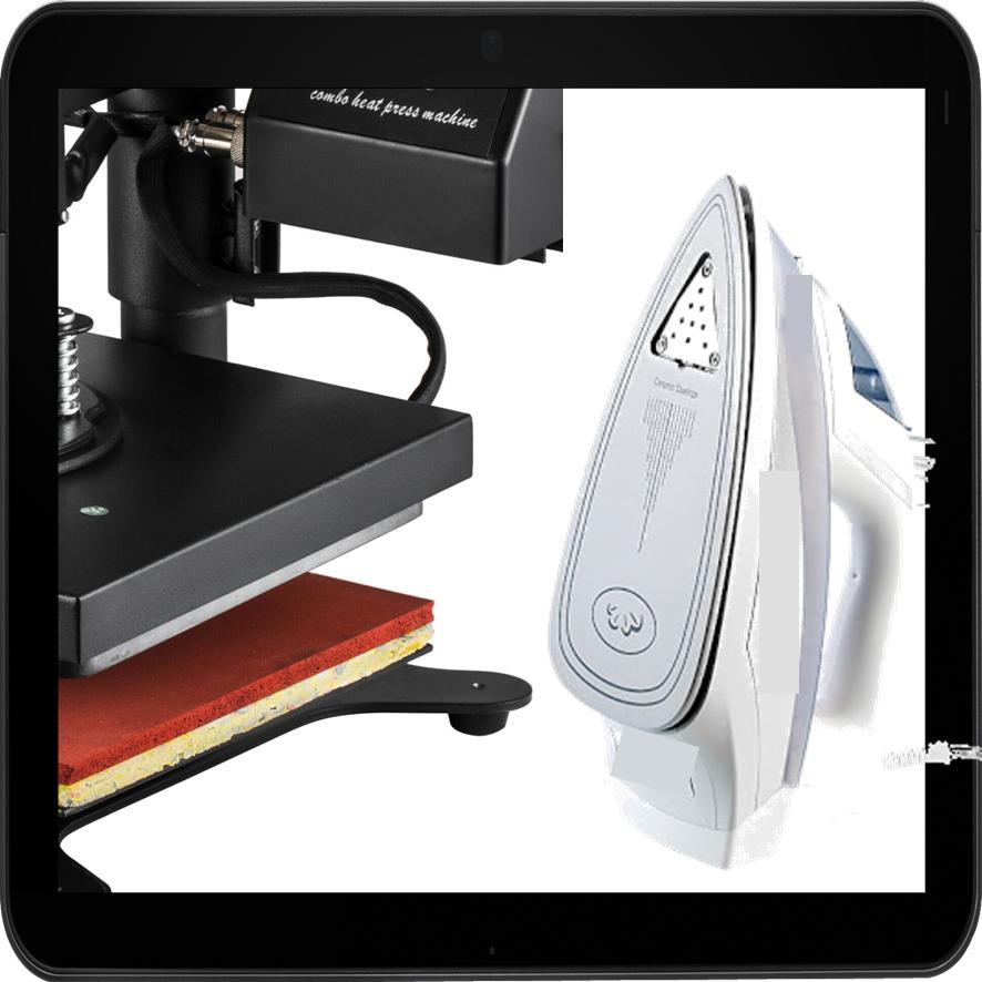 Plottern für Anfänger FAQ - Bügeleisen gegen Transferpresse