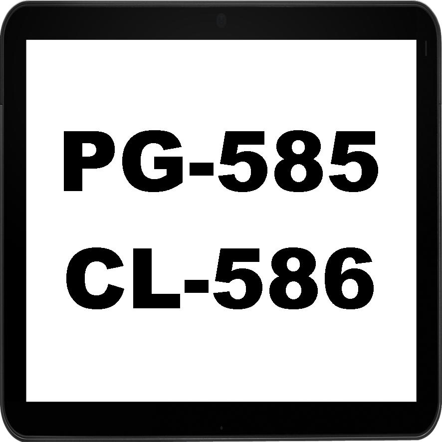 Canon Pixma TS7750i Druckerpatronen und Nachfülltinte PG585 & CL586