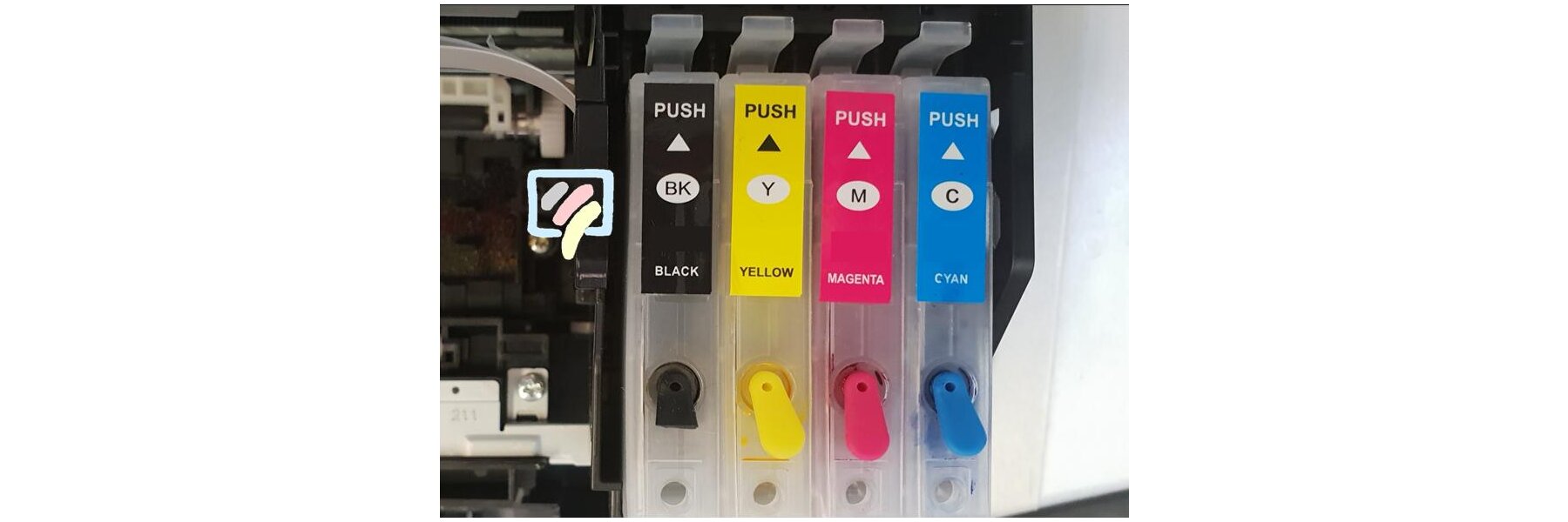 TiDis Druckertinte / Nachfülltinte kompatible für Epson Druckerpatron