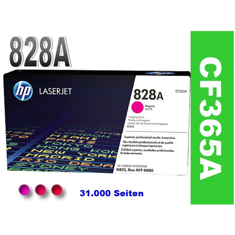 HP828A - CF365A Magenta Original Drum Kit (Imaging Drum) OPC für MFP ...