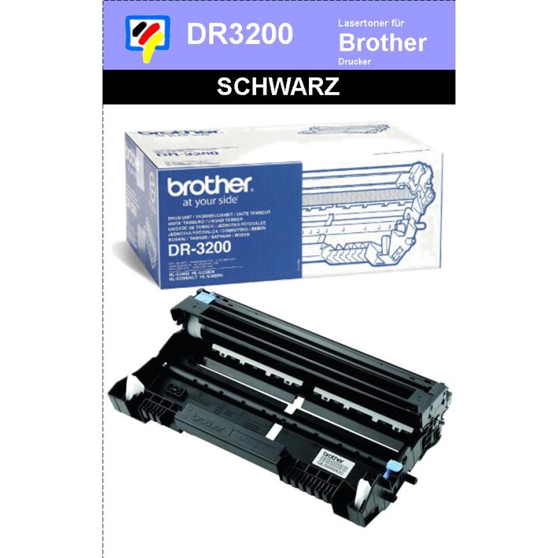 DR-3200 Brother Drumkit / OCP mit 25.000 Seiten Druckleistung nach IS ...