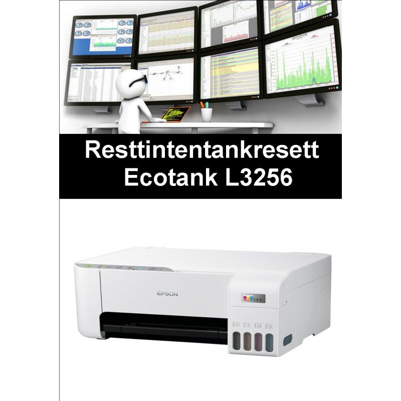 Ecotankdrucker L3256 Resttintentankresett, 30,00