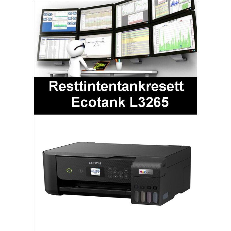 Ecotankdrucker L3265 Resttintentankresett, 30,00