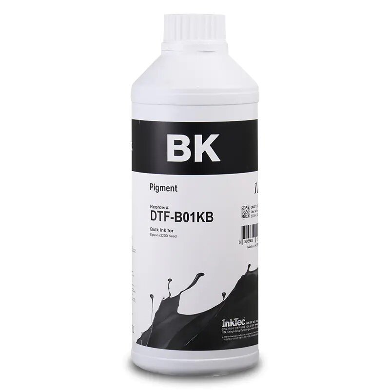 InkTec DTF - Schwarz 1 Liter Flasche - DTF Tinte, 99,99