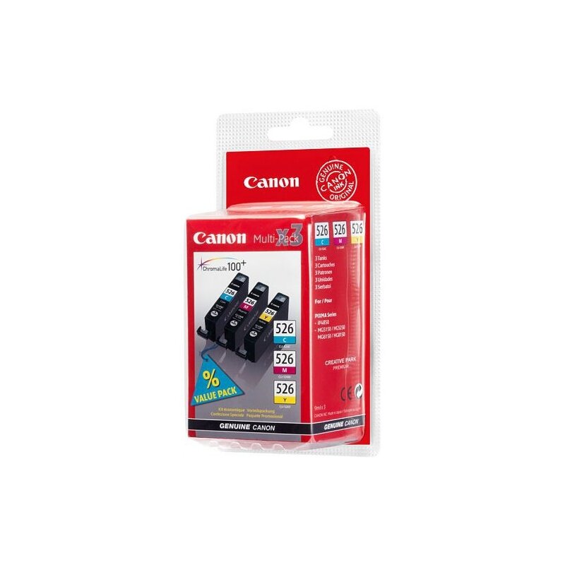 CLI-526C - cyan - Canon Original Druckerpatrone mit 9ml Inhalt -4541b ...